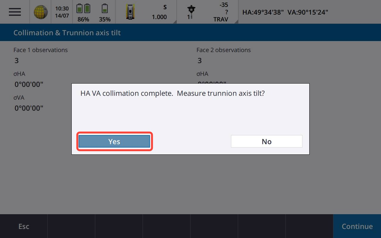 Trimble S Series Collimation – Ultimate Positioning Group Help Centre