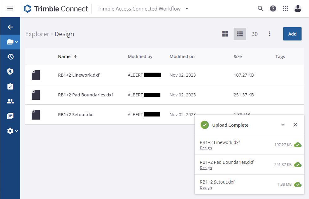 Trimble Access Connected Workflow – Ultimate Positioning Group Help Centre