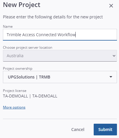 Trimble Access Connected Workflow – Ultimate Positioning Group Help Centre