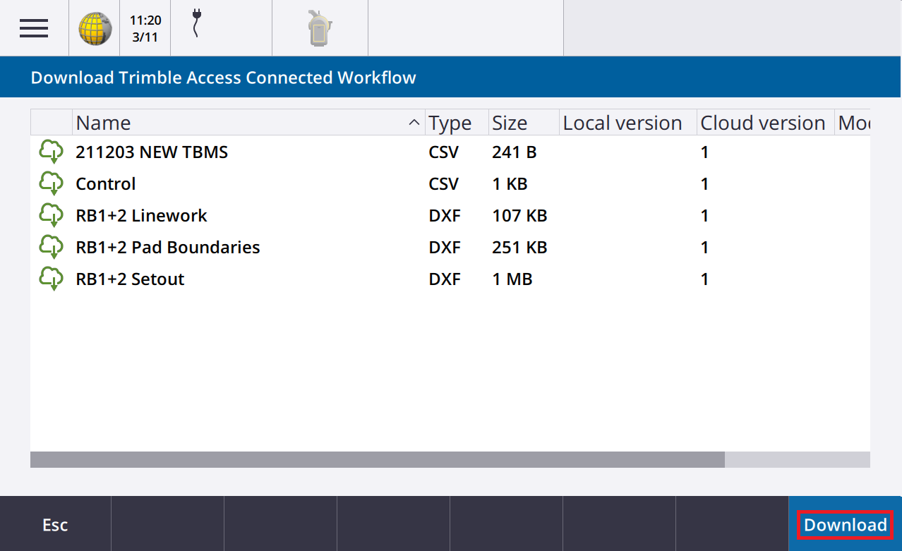 Trimble Access Connected Workflow – Ultimate Positioning Group Help Centre